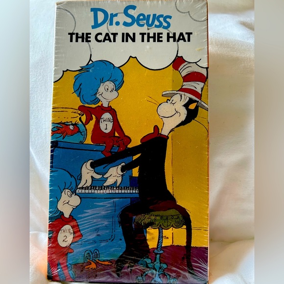 Dr. Seuss | Other | Dr Seuss The Cat In The Hat Vhs Playhouse Video 989 ...